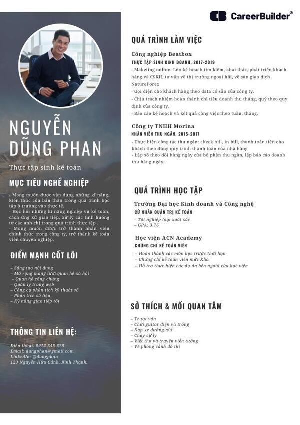 Cách viết CV cho người chưa có kinh nghiệm chi tiết ghi điểm tuyệt đối ...